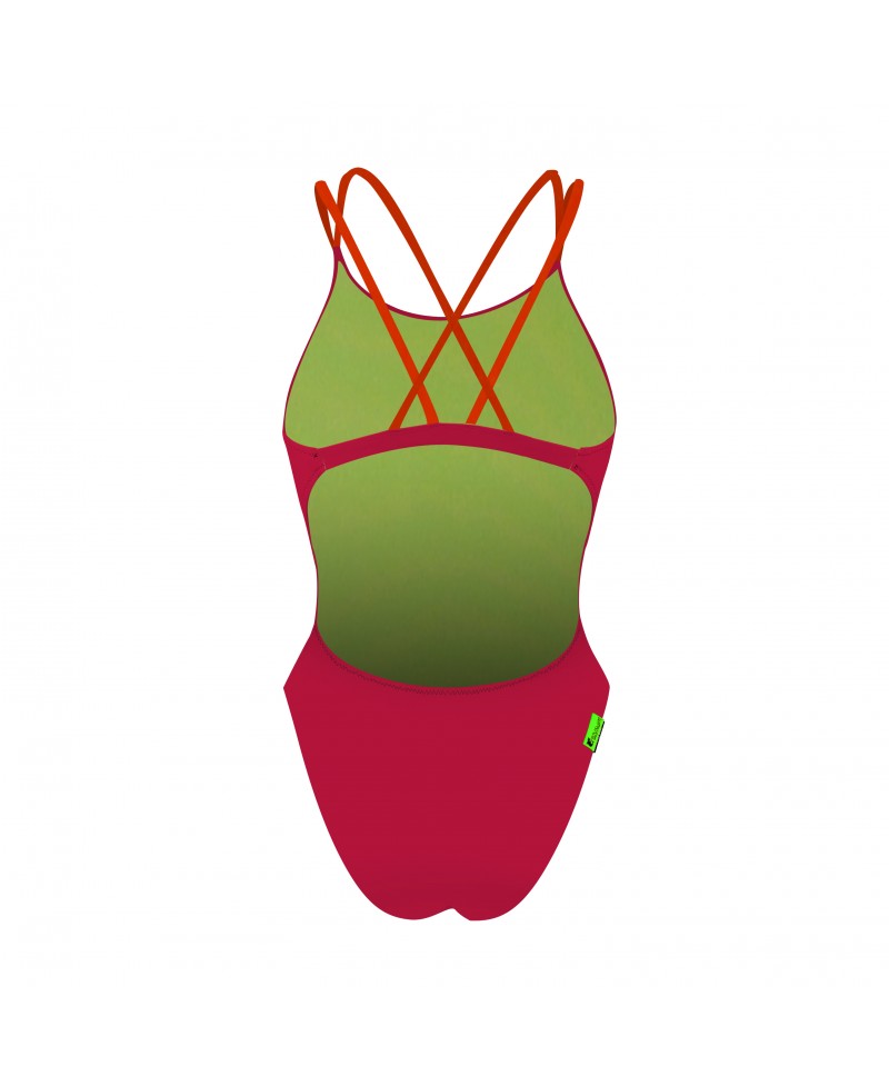MAILLOT DE BAIN ENTRAINEMENT NATATION DOUBLE BRETELLES LAMIA ...
